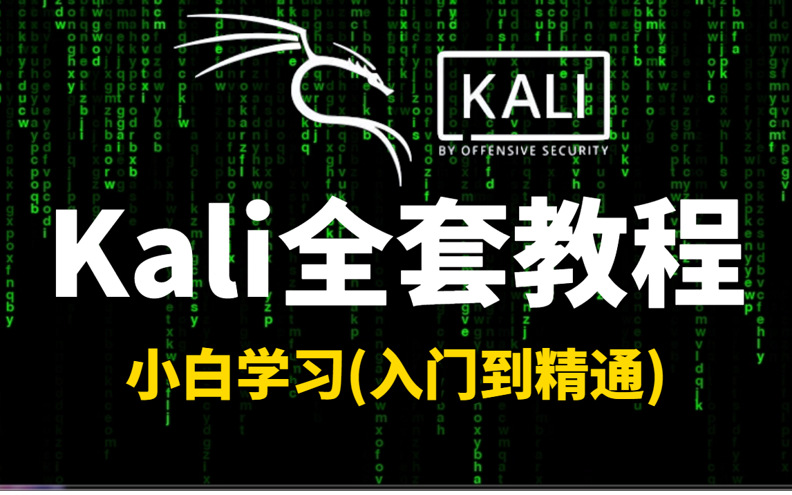 【白嫖】室友花19800买的Kali Linux渗透测试实战级教程!(400集持续...