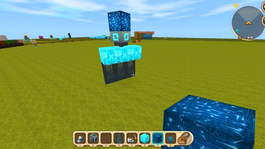 彤彤解说 迷你世界 特别的旋转门制作教程