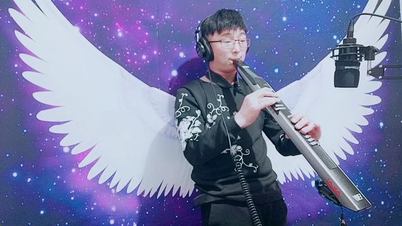 模仿一百种乐器的电吹管演奏《在那桃花盛开的地方》太好听了