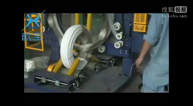 歆宝电线电缆缠绕机 全自动铜管缠绕包装机