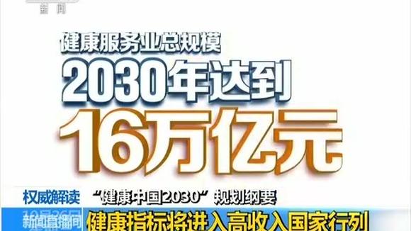 “健康中国2030”规划纲要