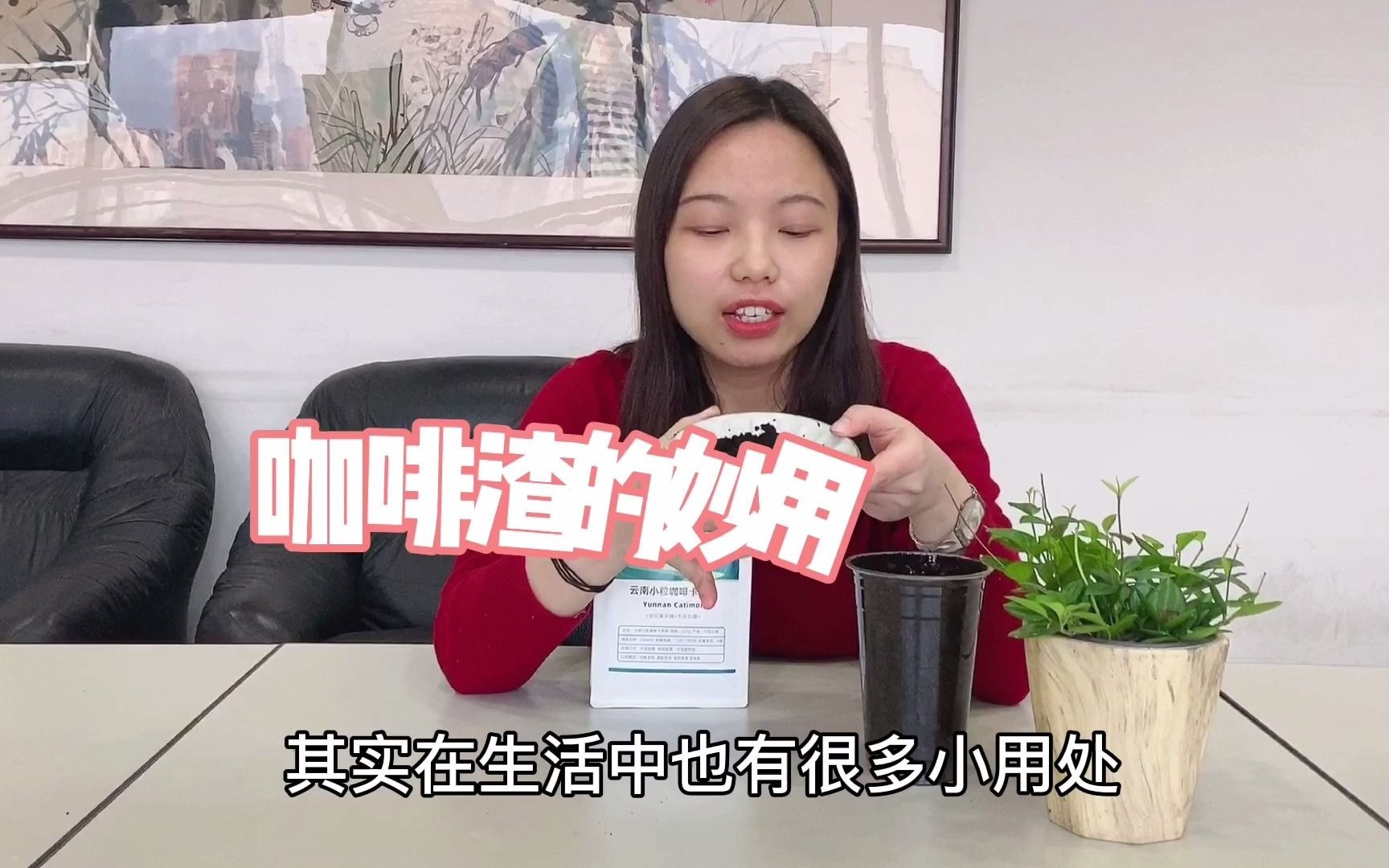用过的咖啡渣也有小妙用!除异味+给植物施肥,快来康康吧~