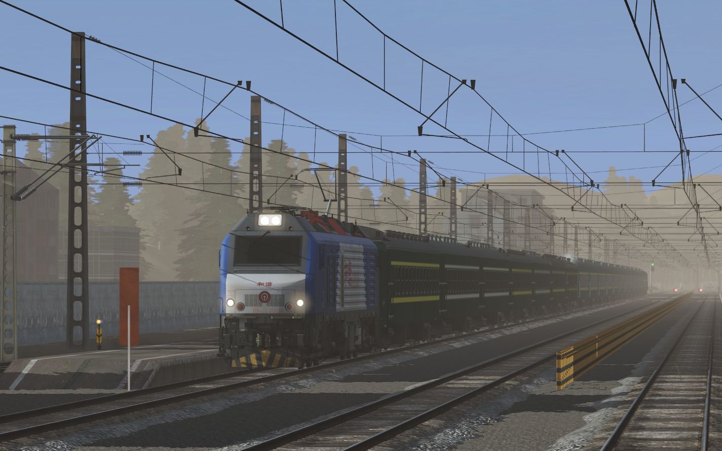 【实况模拟列车2019】听说你们喜欢看HXD2B拉绿皮弹射起步?