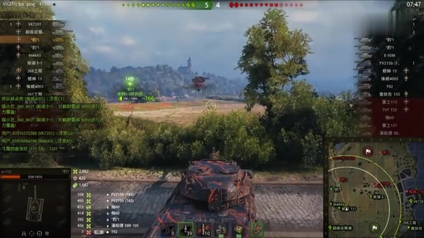 坦克世界:开局就"豹毙"不残血不会玩模式启动