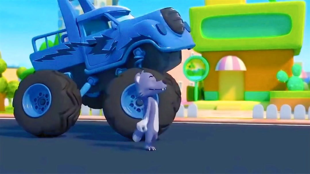 宝宝巴士动画第1季:大灰狼和捣蛋车又要做坏事了!