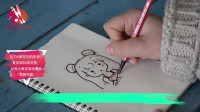 简笔画教程分享,教小朋友画一个古装女孩儿