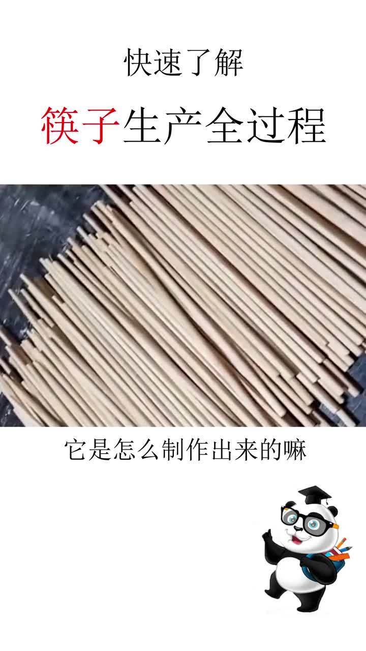快速了解筷子生产全过程