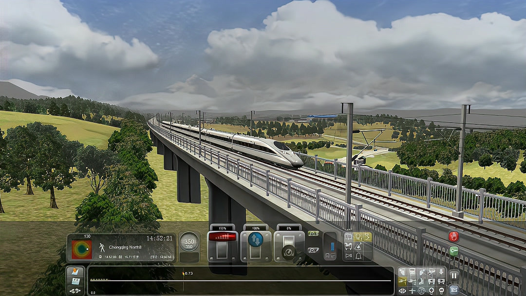 模拟火车2021:G5901次结束行车任务!驶入动车所!