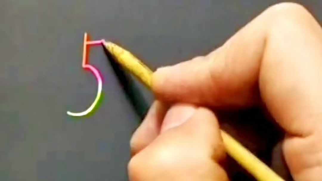 用数字123456画动物的技巧#一学就会的简笔画