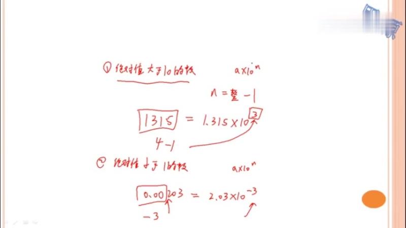初中数学有理数部分,最后一部分知识点,什么是科学计数法