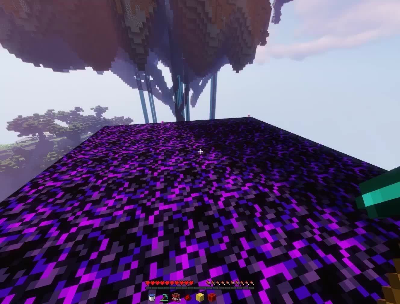 把烦心事丢掉 腾出地方装鲜花#我的世界