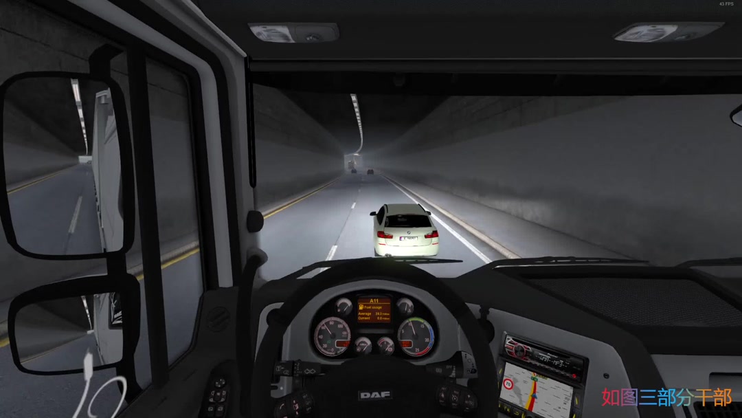 『干部来袭』欧洲卡车模拟2:宜家卡车司机给顾客送货咯 DAFXF105