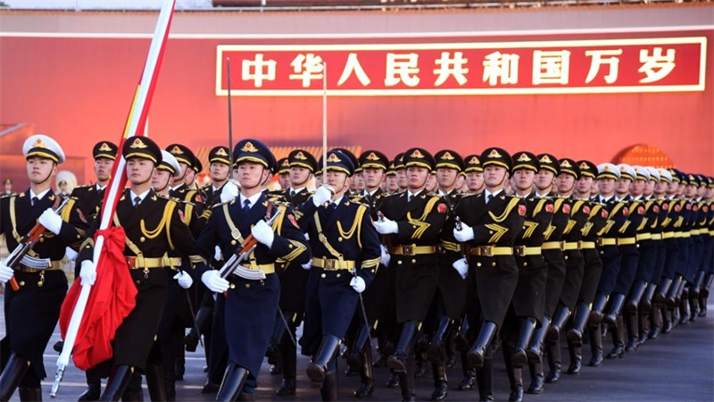 2022年元旦天安门广场升旗仪式直播回放