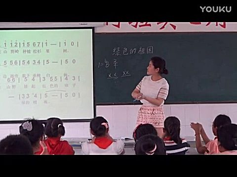唱:银色的桦树林 绿色的祖国(小学音乐_苏少2011课标版(五线谱)_...