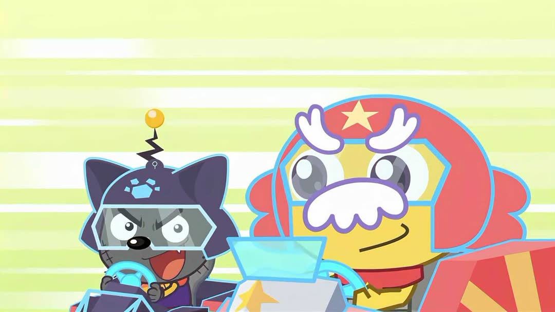 喜羊羊与灰太狼:灰太狼和钱多多比赛开卡丁车,他们谁会赢呢