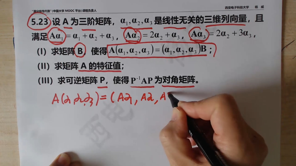 线代杨:第五章特征值与特征向量例题讲解
