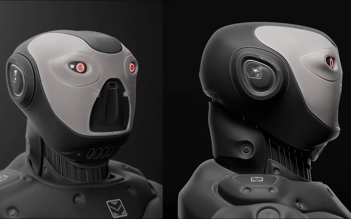 iBlender中文版插件 Blender #14 中的细分硬表面(Arrimus Mech Head ...