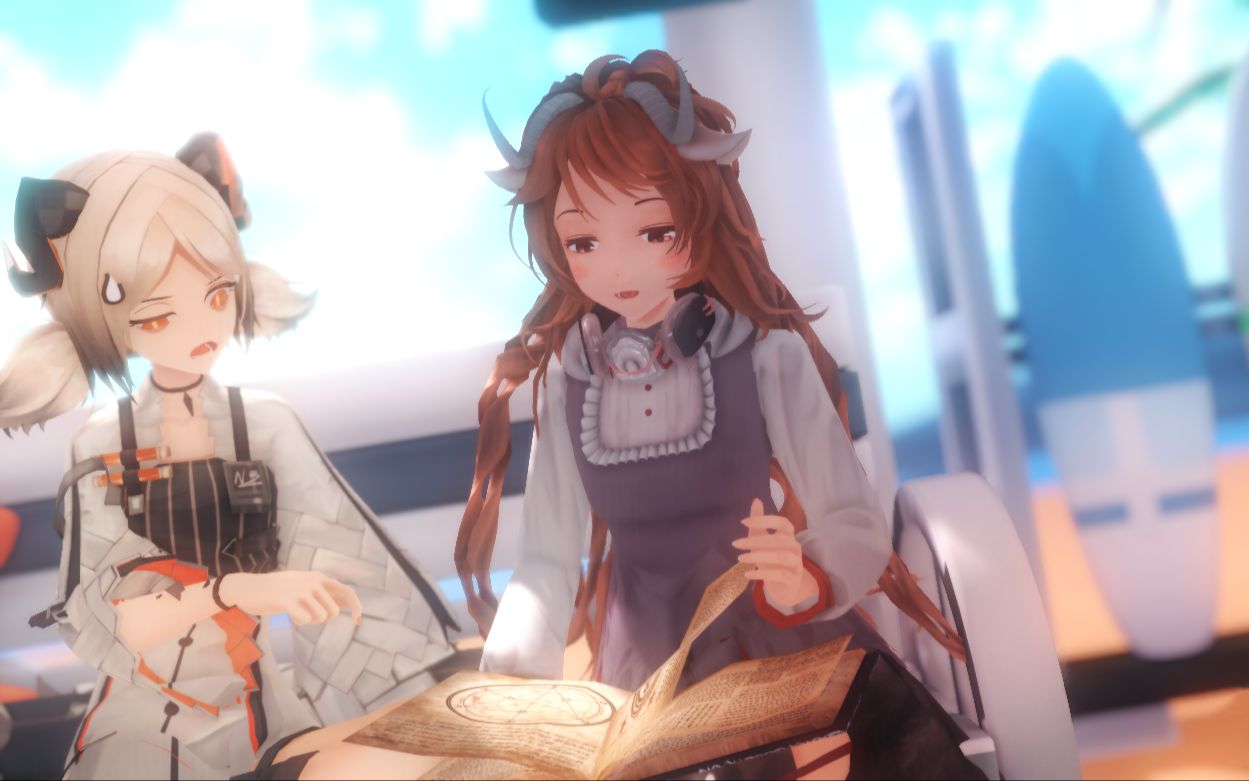 【明日方舟MMD】歌唱着终曲的一丝希望♢六星术士 - Soleil♢