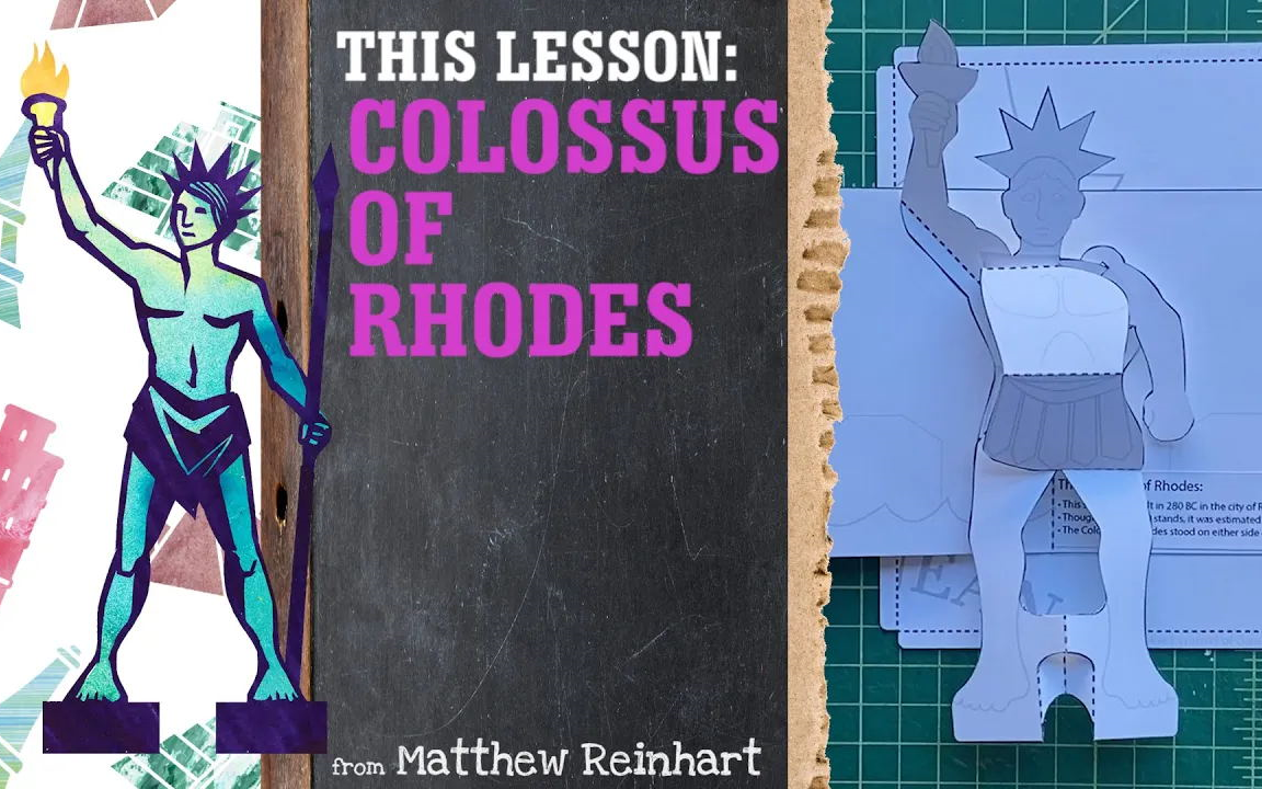 【油管搬运x立体书教程】7 Wonders Learning Unit from Matthew ...