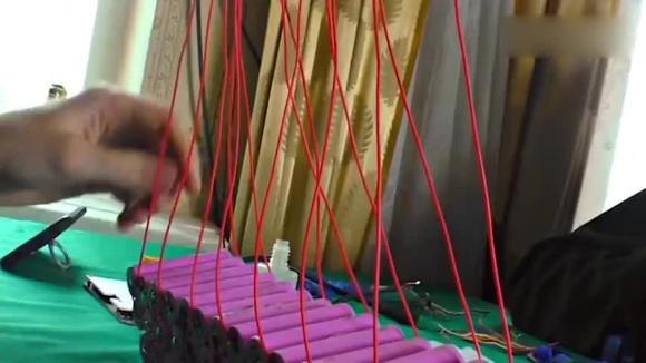 42节电池连在一起,装在电动自行车上,没想到这动力杠杠滴