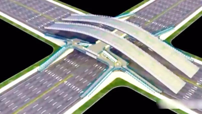 中国设计新型钢构立交桥,零堵车并不设红绿灯!