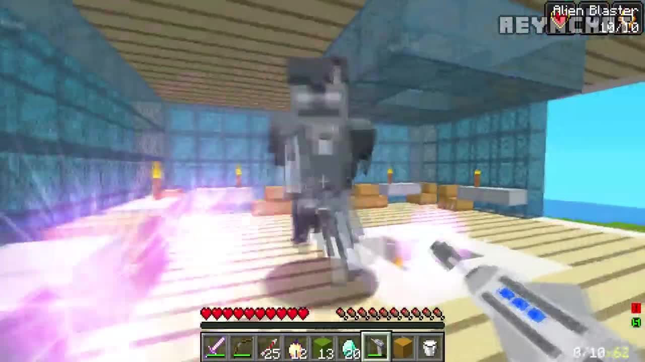 我的世界MC动画-怪物学院_新手_vs_忍者