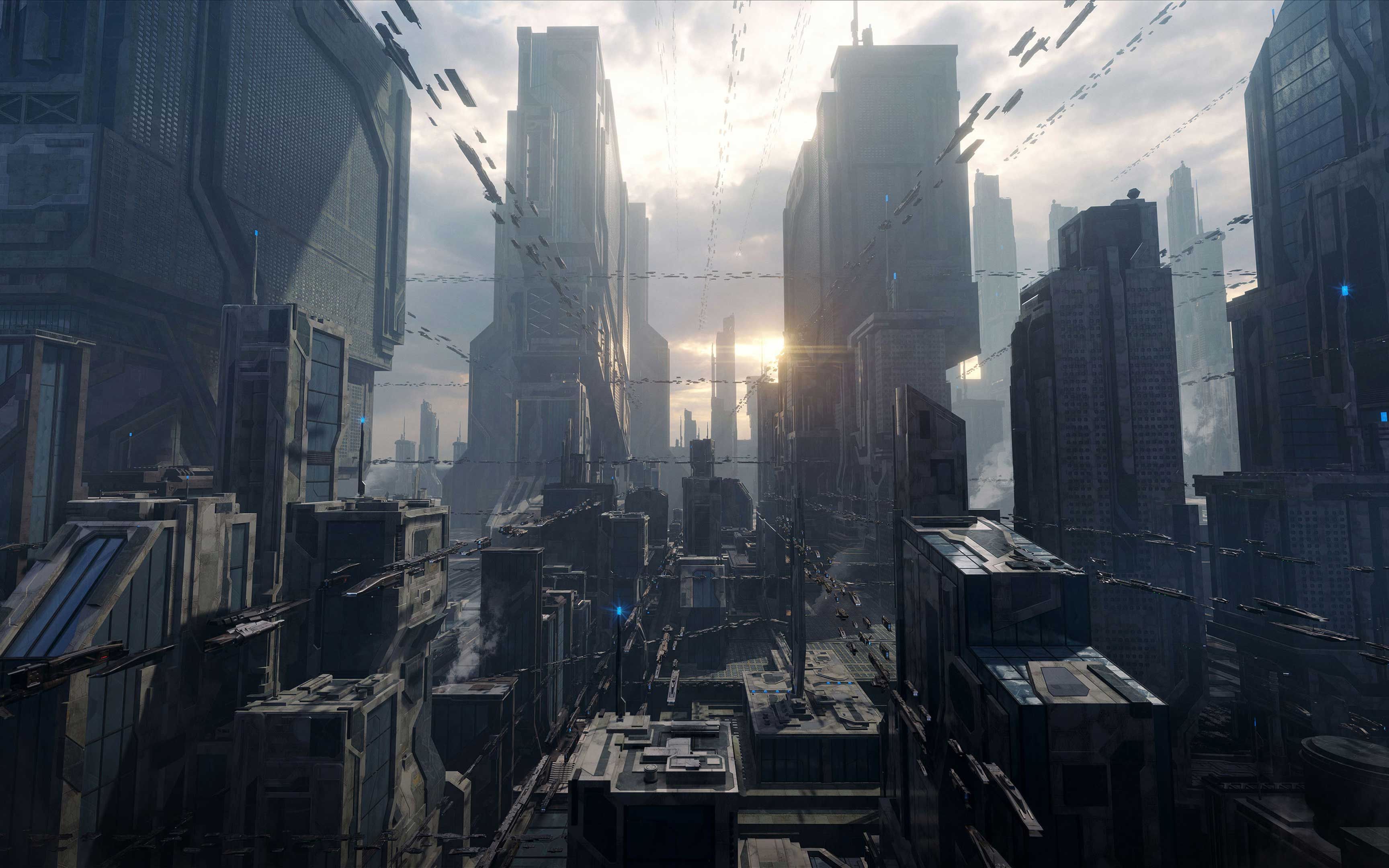 未来科幻重工业城市3D模型MAX/FBX/OBJ格式 KitBash3D - Sci-Fi ...