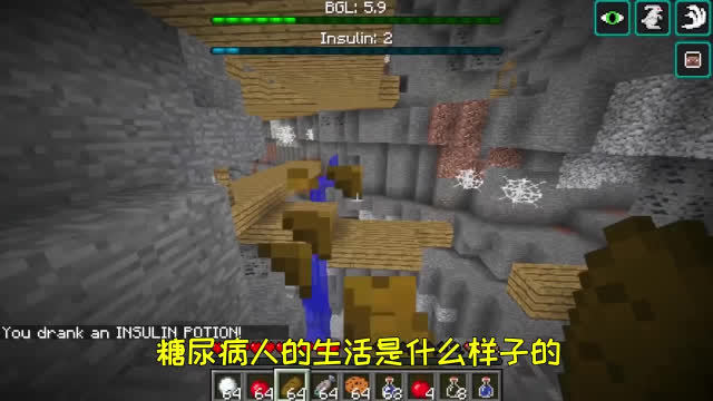 玩MC能让人更健康?糖尿病模组诞生!网友:太好了