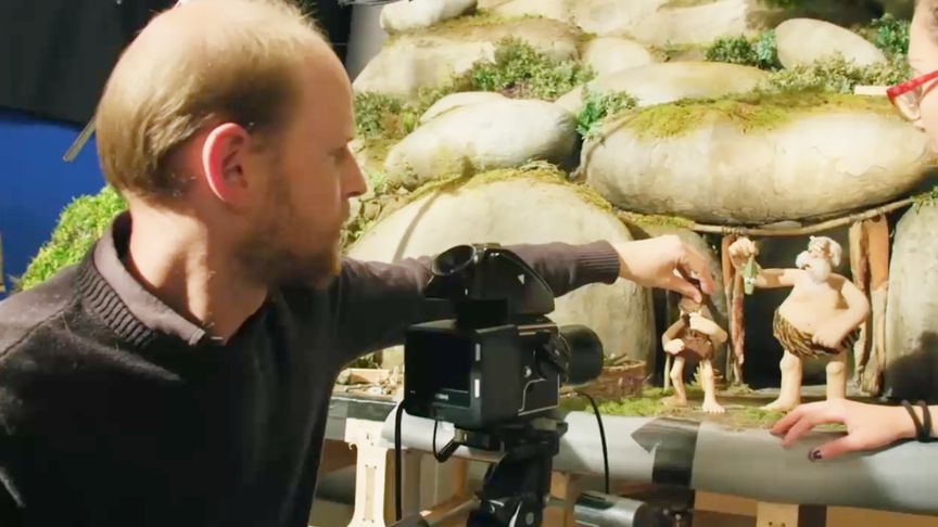 黏土动画,由实物镜头拍摄制作而成