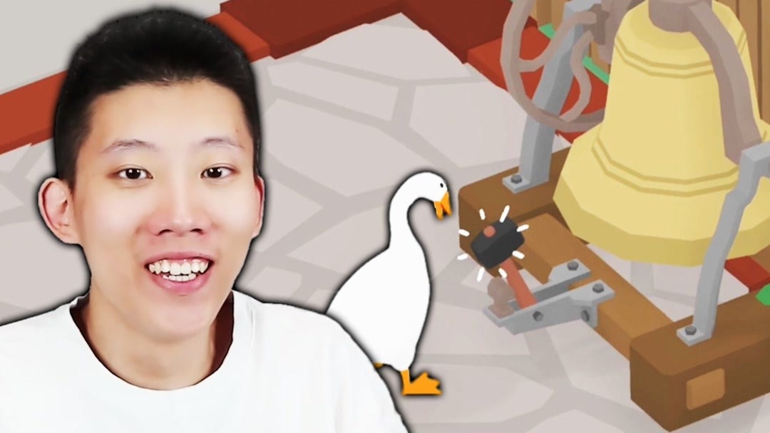 鲤鱼Ace解说,第一章大白鹅模拟器,哈哈我把邻居家给拆啦!