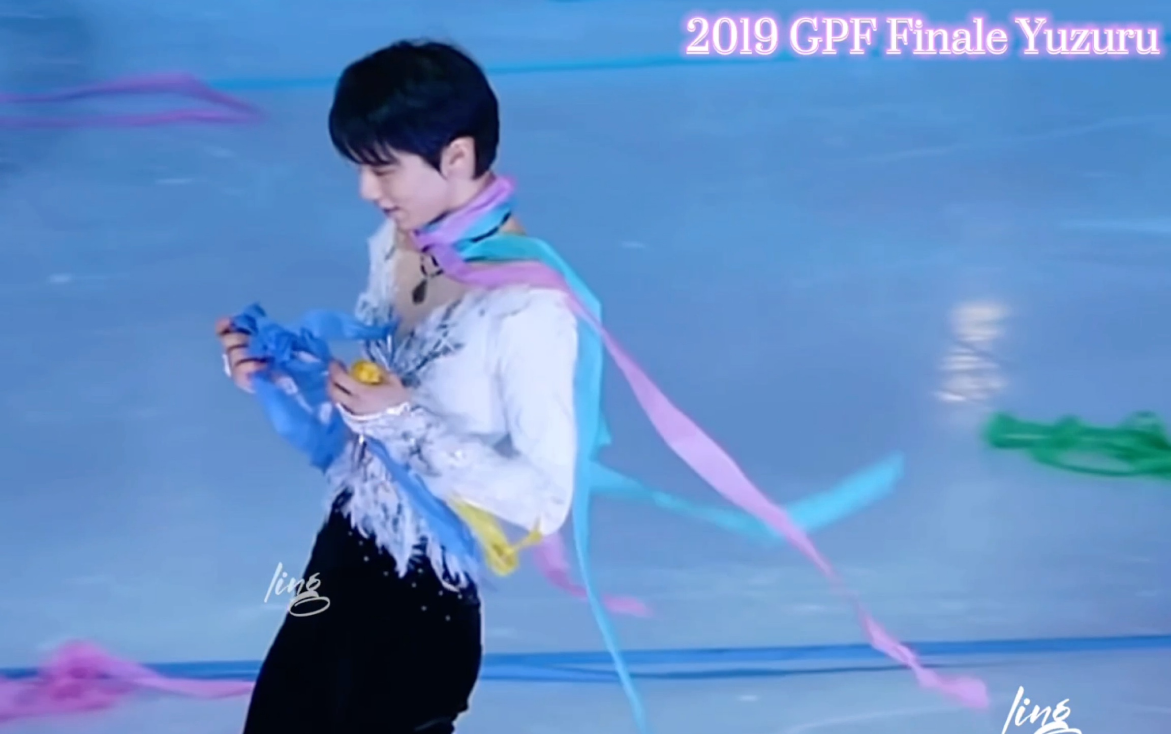 羽生结弦2019GPF表演滑花絮下集 点作者头像观看上集 柚子出场