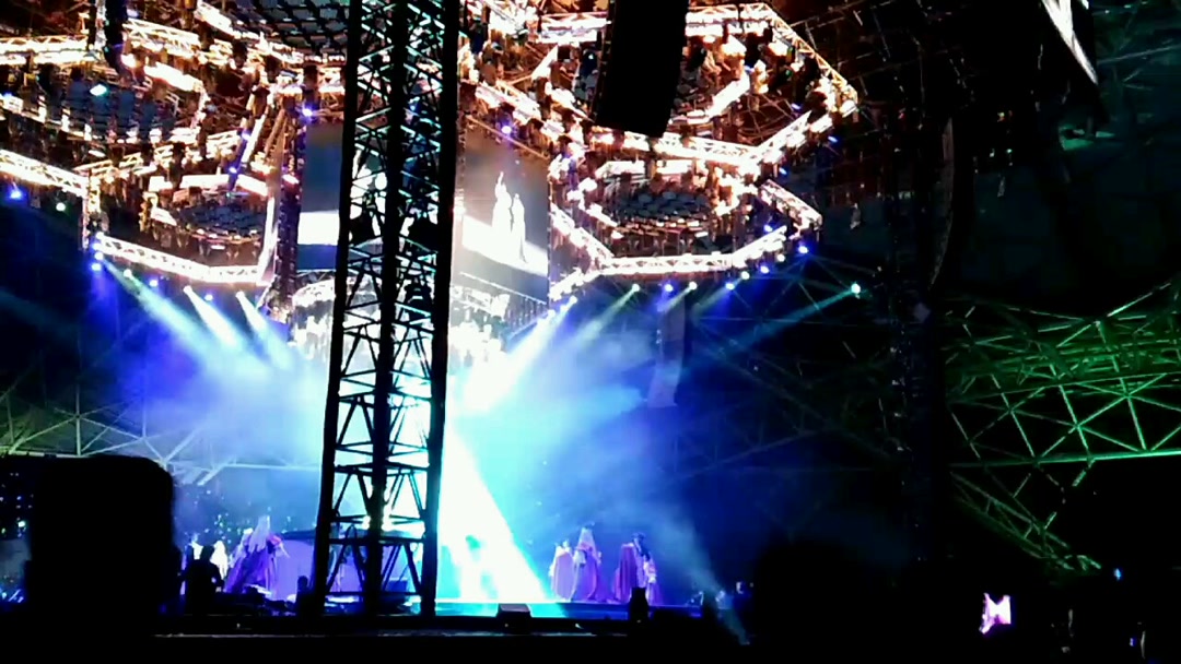 张学友全国巡回演唱会2017年4月21日南通第70场之“吻别”