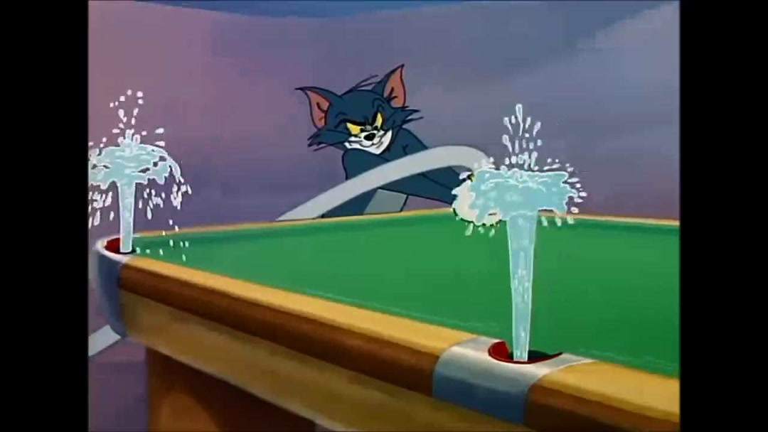 猫和老鼠:桌球上的大战