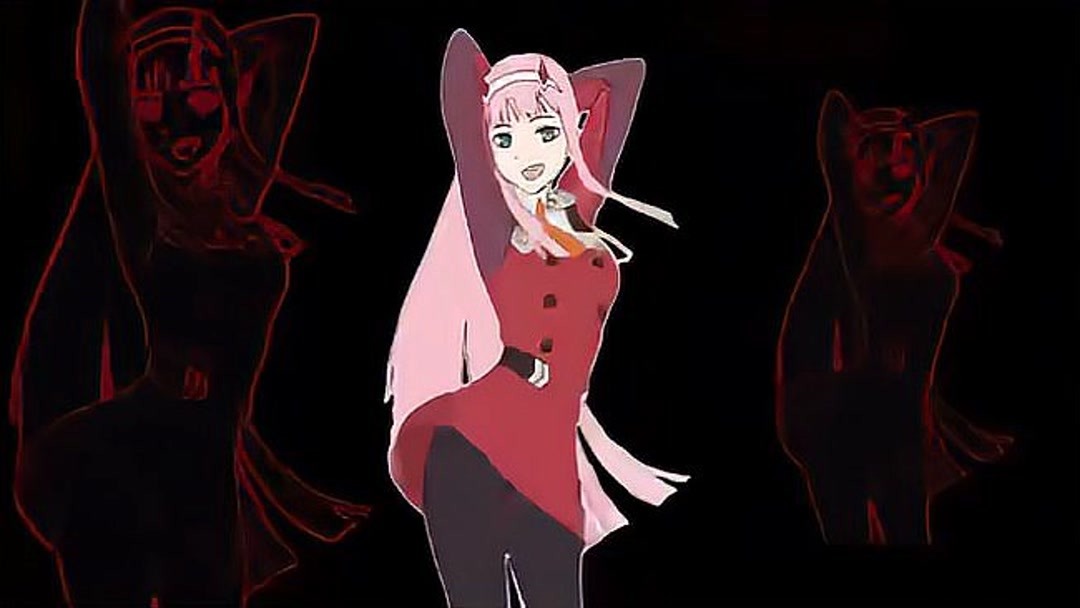 动漫美女摇摆舞蹈