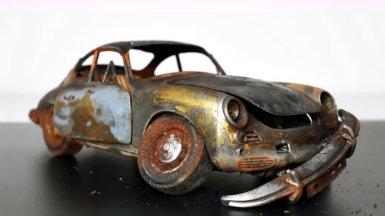 小伙意外获得一辆1956年的保时捷模型,将其翻新后,身价直线