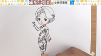 人物素描自学教程:穿旗袍的小姐姐画法介绍!简单又好看的人物素描...