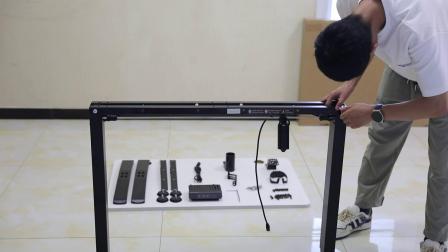 SD01电动升降桌+EL06桌腿【新款固定架】安装教程