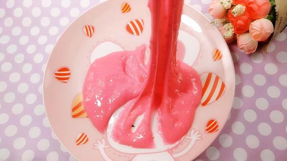 无硼砂无胶水,用家中一种材料自制史莱姆,适合材料少的同学