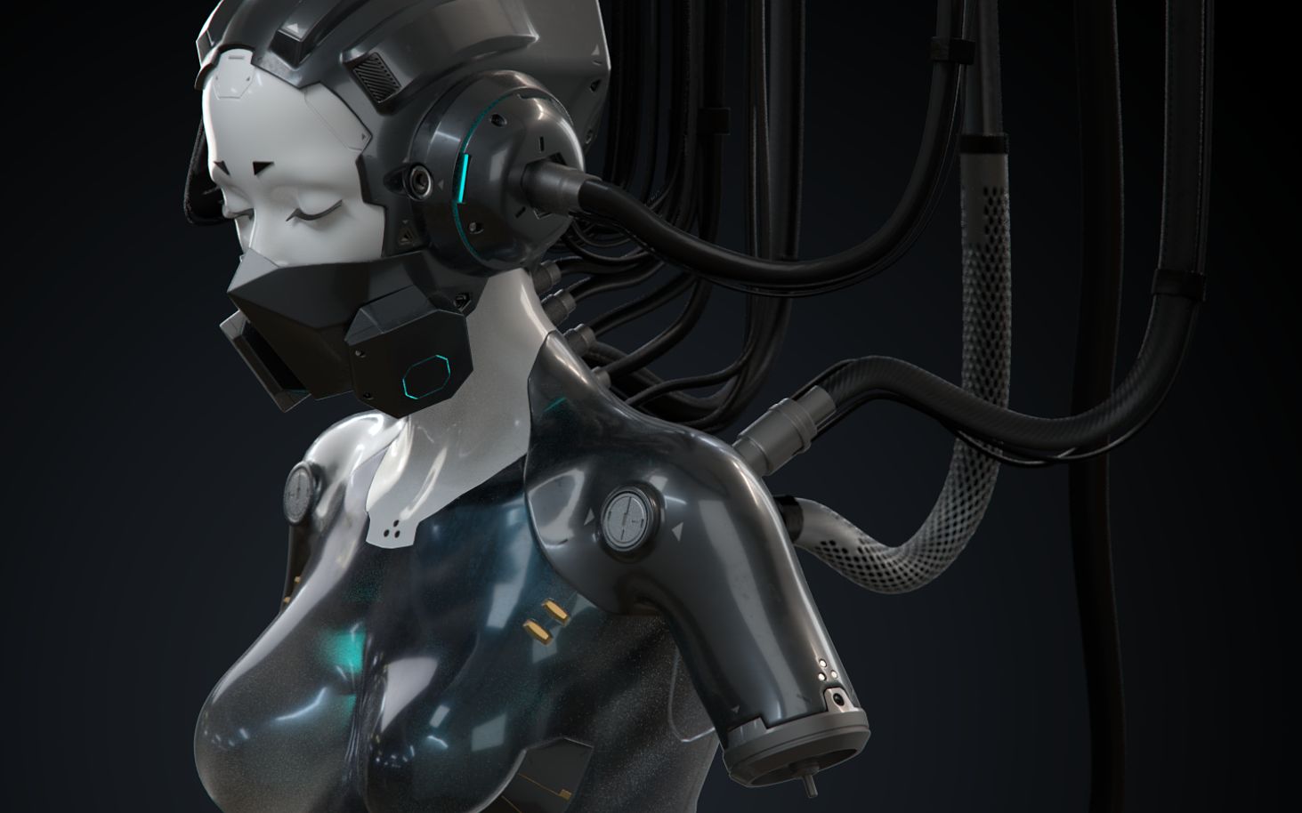 【CG级别】用Maya做一个机械小姐姐