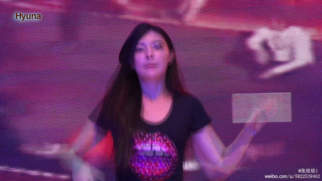微博@张炫炫1 原创B1 韩国金泫雅-舞蹈现场版 因为红 Roll DeeP