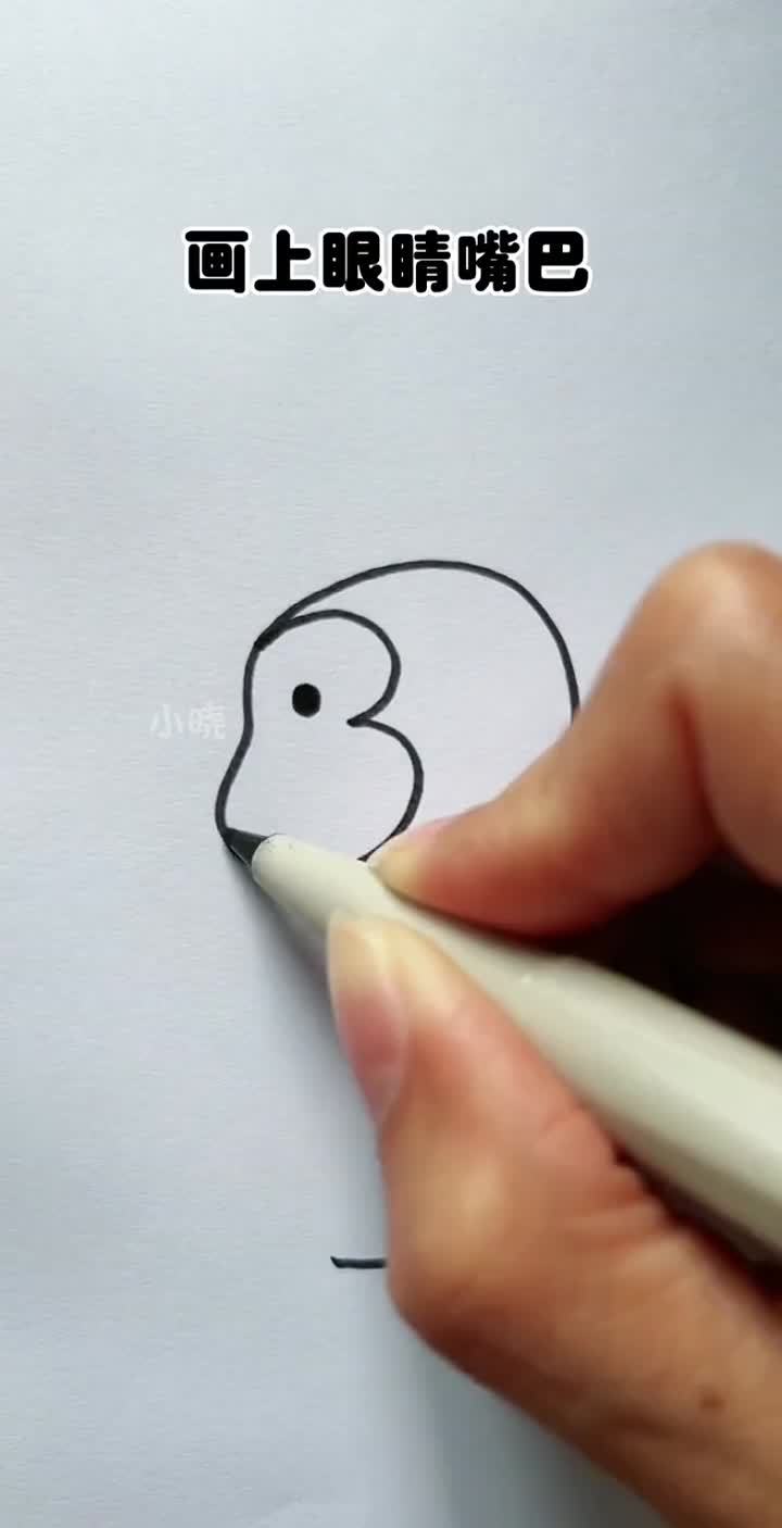 教你画小猴子儿童简笔画教程一起学画画