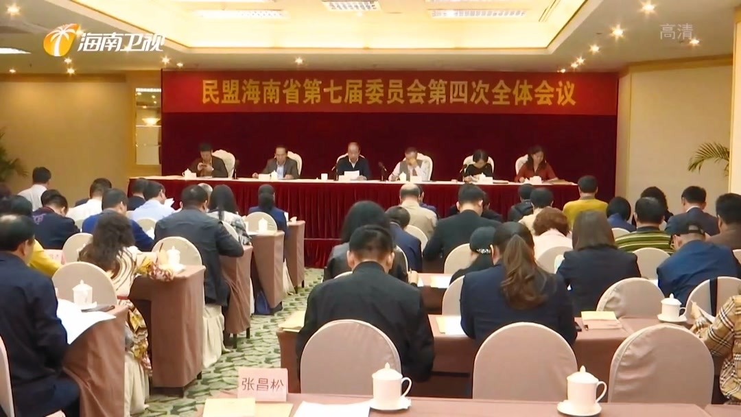   民盟海南省委召开七届四次全会:汇智聚力开创盟务工作新局面