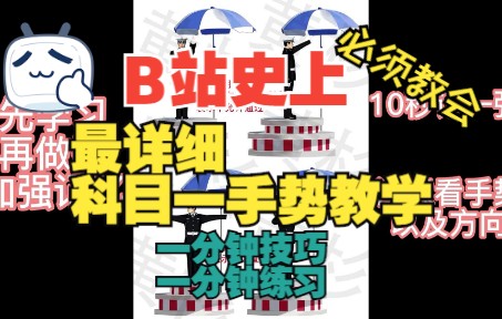 2022最新科目一必考手势题还分不清楚吗?一分钟学习一分钟做题!包你...