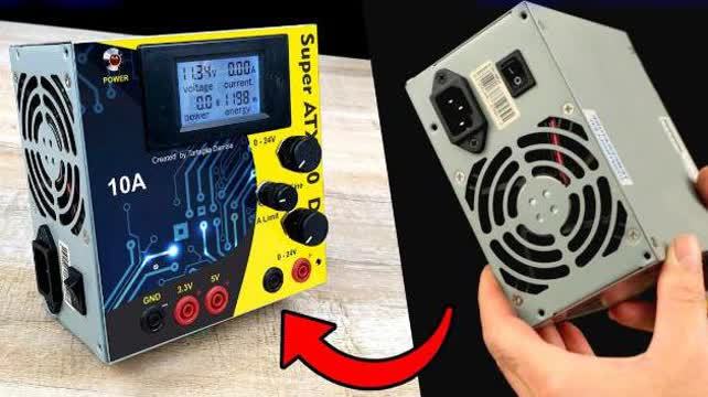 旧电脑ATX电源改装可调电源