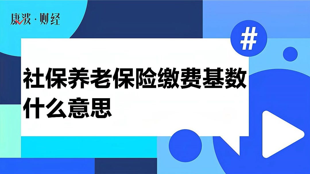 社保养老保险缴费基数什么意思