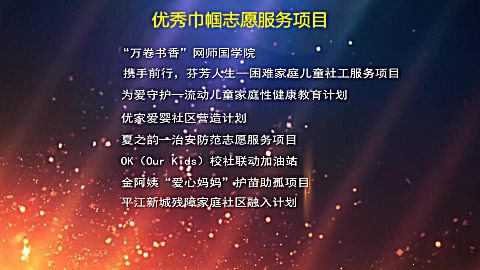 颁奖-优秀巾帼志愿服务项目