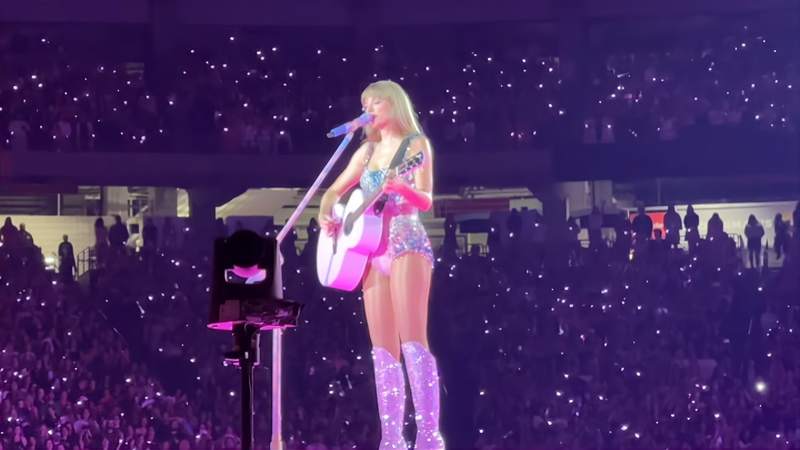 霉霉演唱会近距离视角TaylorSwift