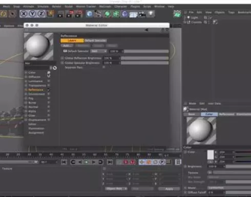 C4D钻石群制作渲染合成教程 The Crystal City 2