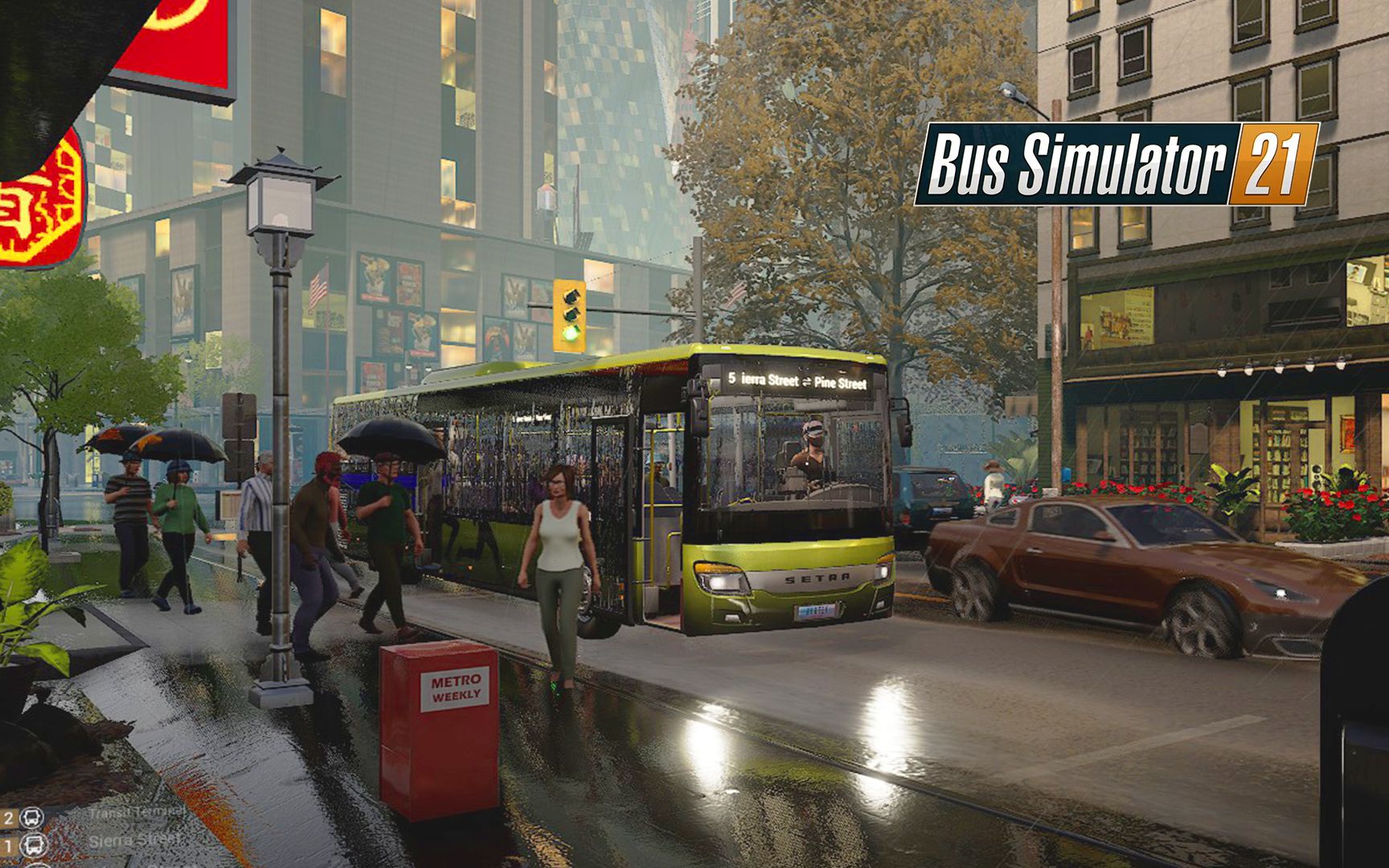 【巴士模拟21】#15 去看球!| 连接山谷泉