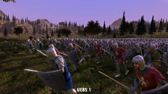 《史诗战争模拟器2》演示 GTX1060百万人大战无压力